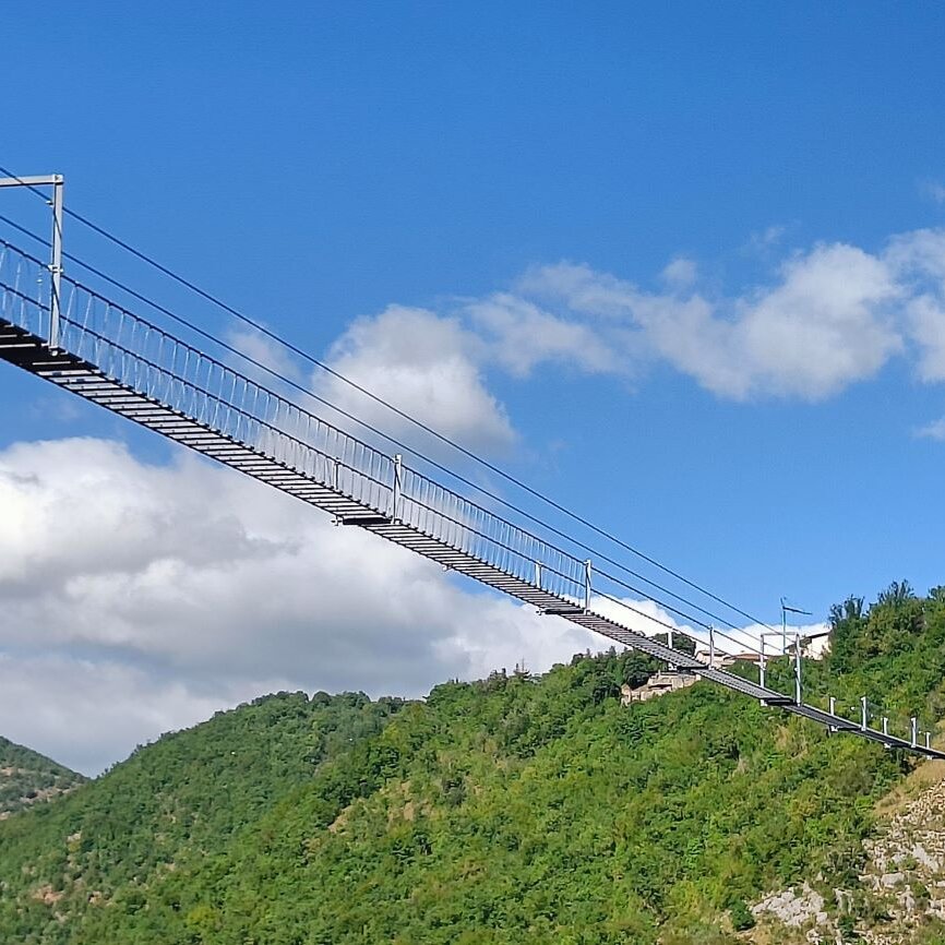 The highest Tibetan bridge in Europe